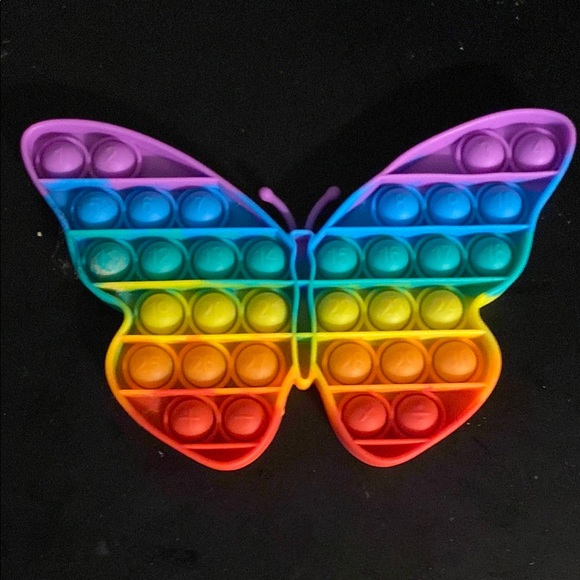 Toys | Rainbow Butterfly Pop It Fidget Toy | Poshmark